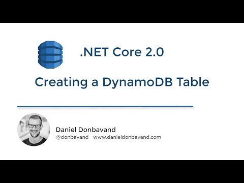 DynamoDB – Creating Tables Using the AWS SDK for .NET in .NET Core – Daniel Donbavand