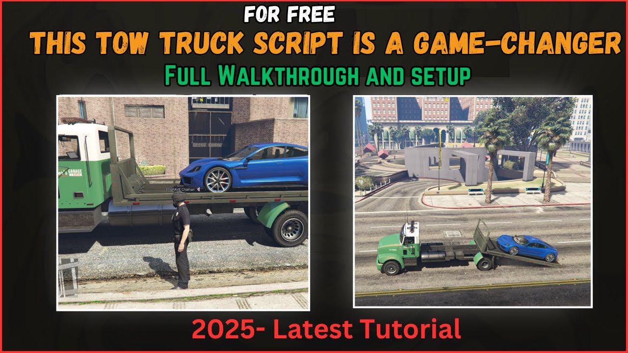🚨 This Flatbed Script Is the Tow System Your Server Needs! | 2025 | FiveM
