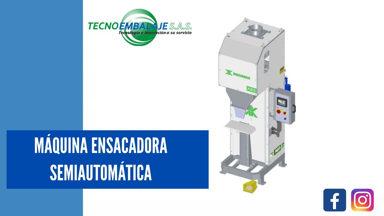 Ensacadora semiautomática | Indumak | Tecnoembalaje