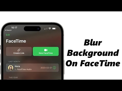 How To Blur Background In a FaceTime Video Call