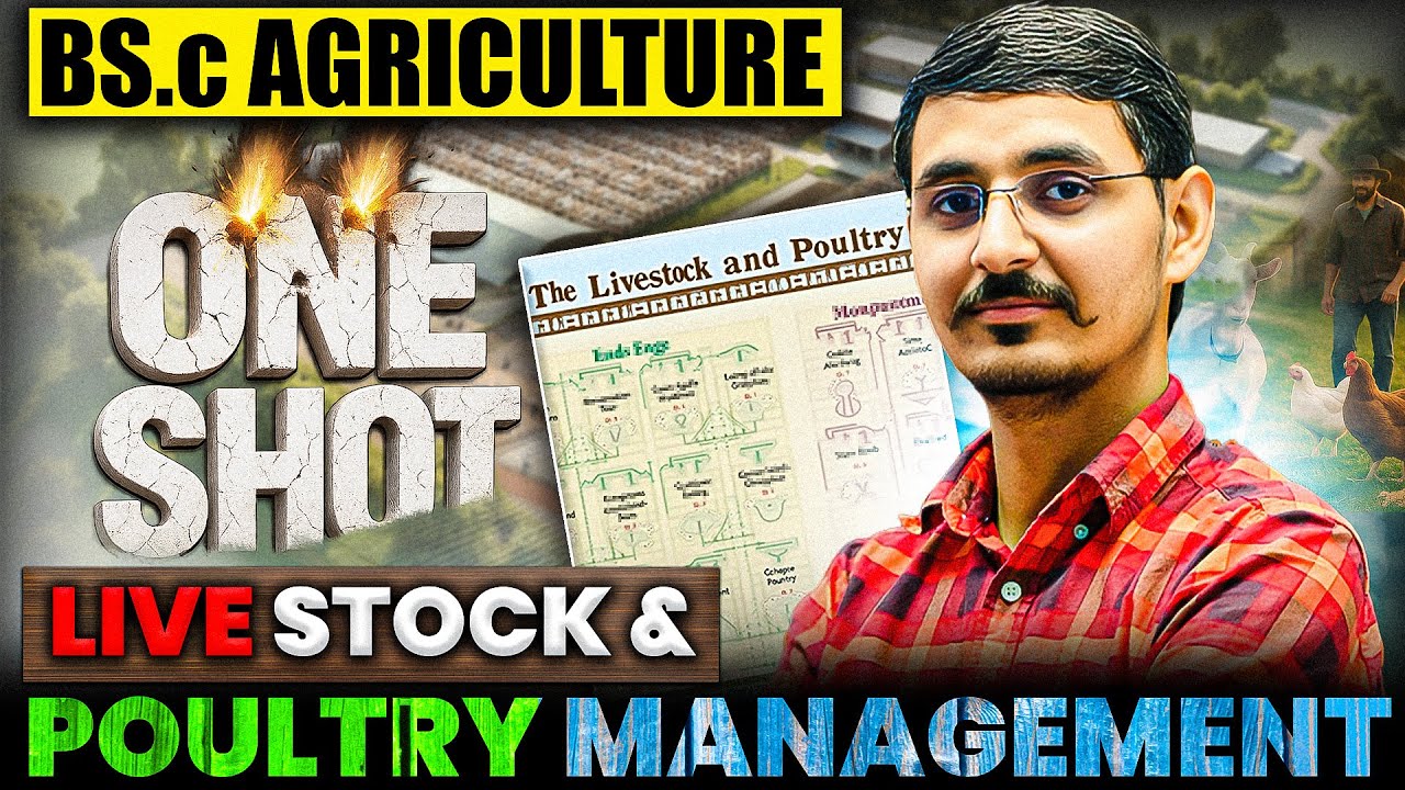 Livestock Poultry Management ONE SHOT CLASS  Bsc Agriculture Second Semester Complete rivision