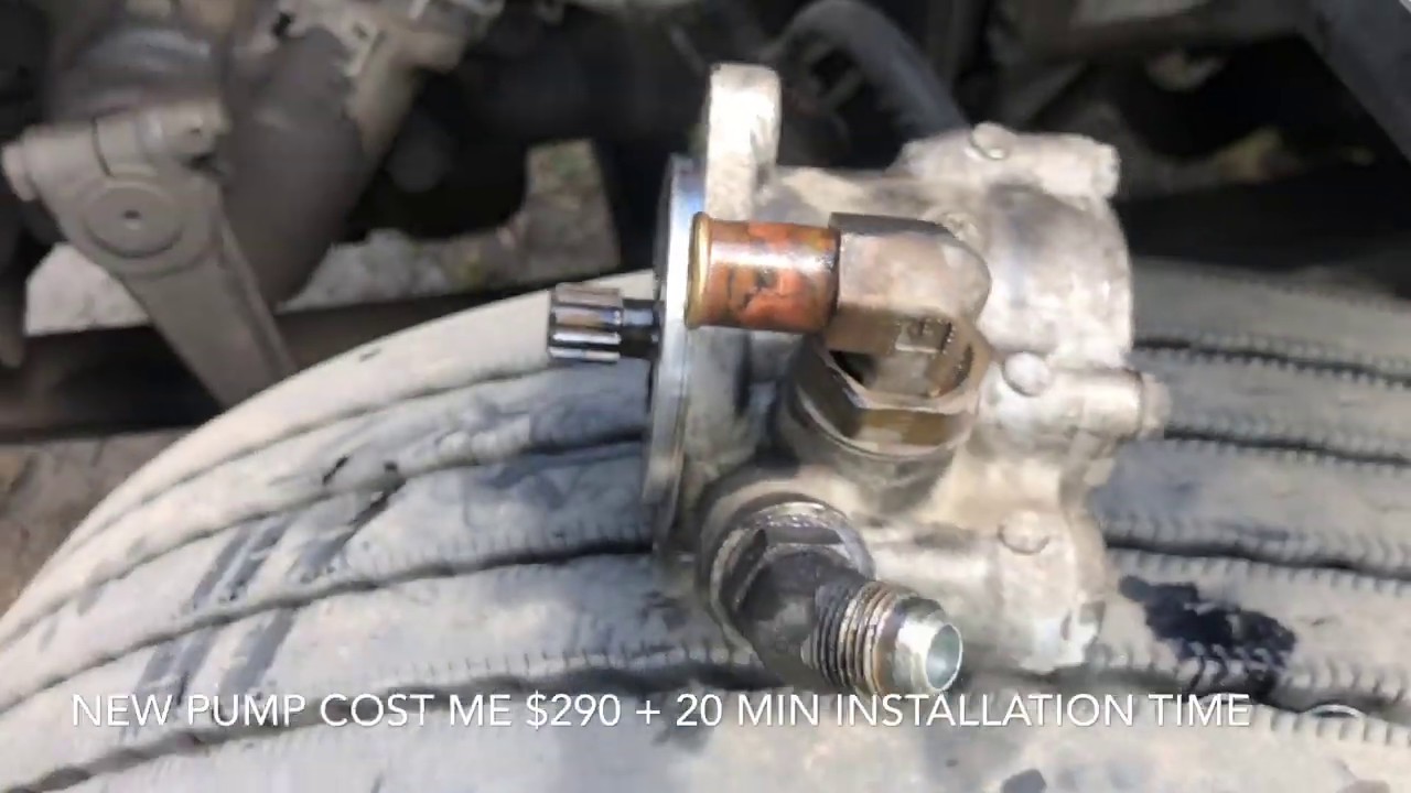 Cummins ISX power steering pump installation.