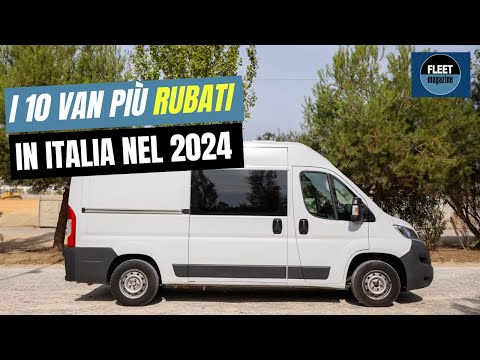 The 10 most STOLEN VANS in Italy | Thefts doubled in 2024!