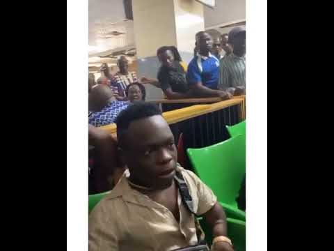 Shatta Bandle Set To Leave Nigeria, People Fighting To Take Pictures With Him. VIDEO