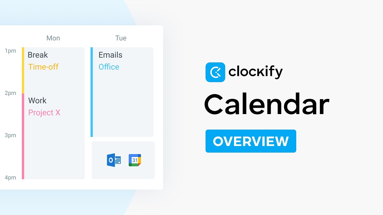 Calendar | Clockify Features