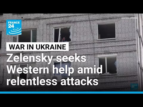Russian strikes kill 19 in Ukraine region as Zelenskyy seeks more Western help • FRANCE 24 English