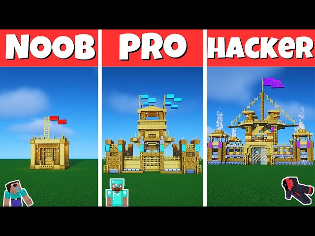 Noob's Mini Starter Castle (Free DL)(Noob vs Pro) Minecraft Map