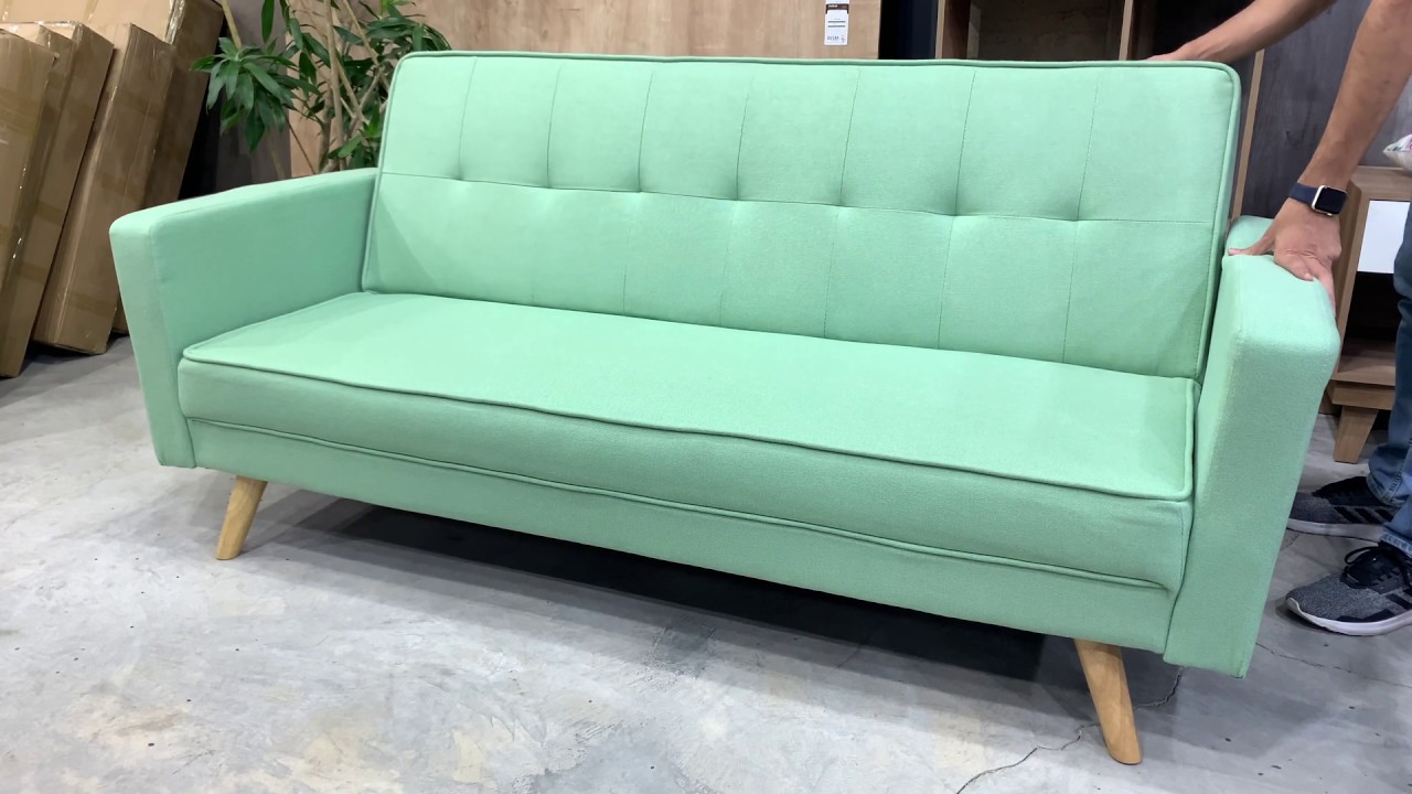 TheShop.mx / Sofá cama 3 posiciones - Venecia Menta / ARMADO