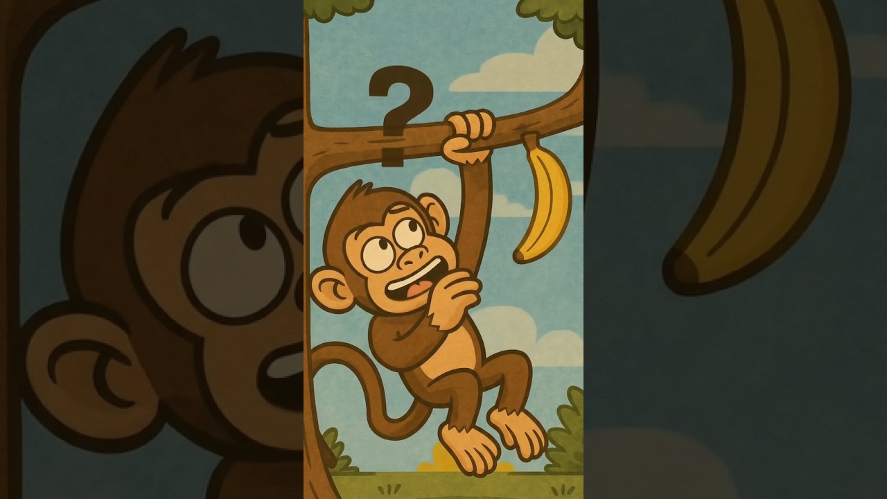 Banana Heist: Monkey’s Big Mistake #shorts #cartoon #sid #animation