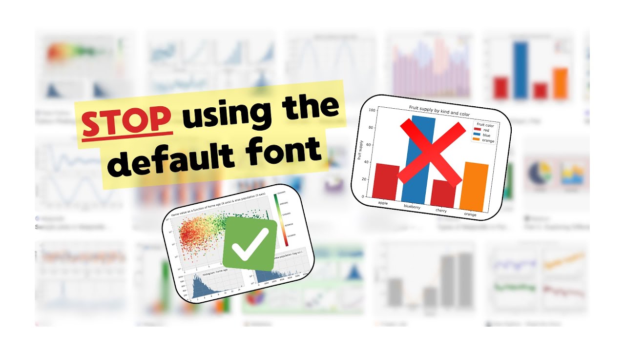 Fonts in matplotlib made ridiculously simple with pyfonts