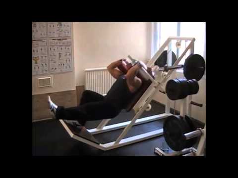 Sled Single Leg Hack Squat | myworkouts.io