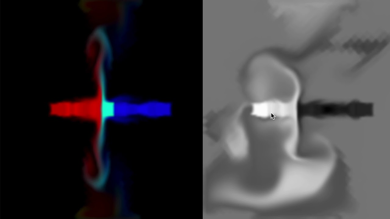 Fluid Simulation - 100% NumPy