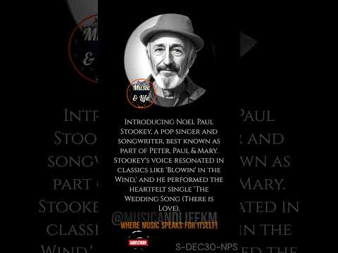 NOEL PAUL STOOKEY DEC30 I #PeterPaulandMary ✨#Blowininthewind 🎶👍