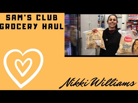 Sam's Club Grocery Haul