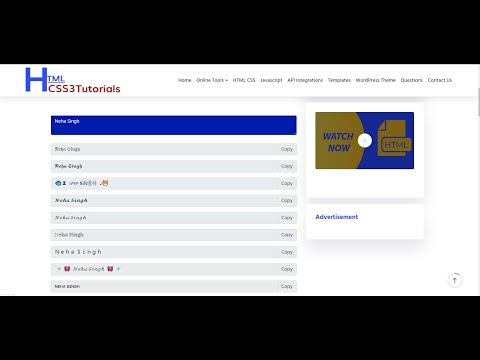 Fancy Text Generator | Stylish Cool Text Generator Tool Online