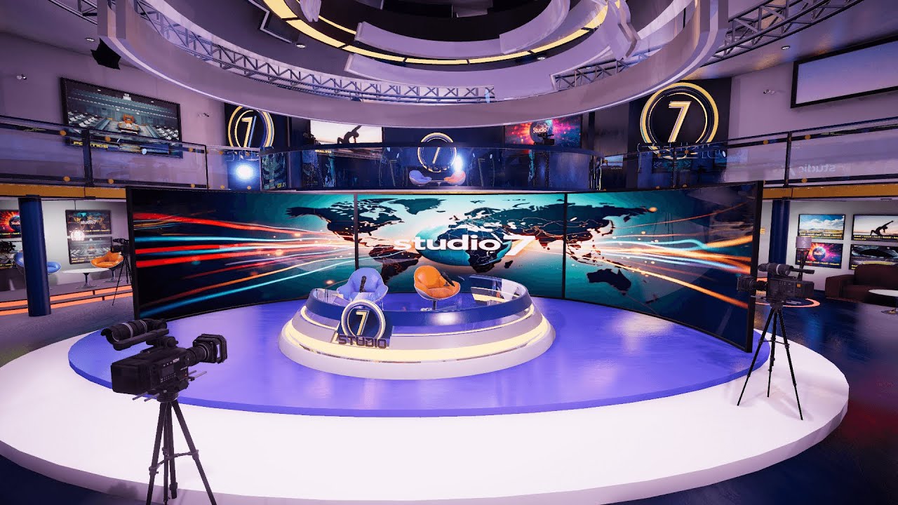 Studio 7 | Virtual TV Studio | Unity Engine