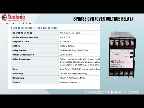 Undervoltage Relay - Undervoltage Protection Relay Latest Price ...
