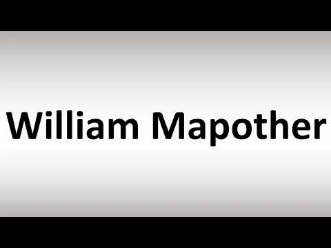 How to Pronounce William Mapother