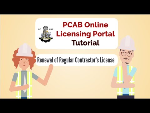 How to File a Renewal of Regular Contractor's License