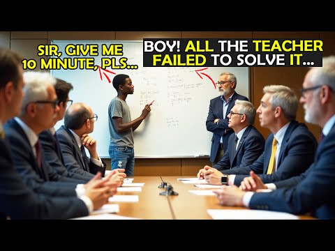 10 Math Professor FAILED to Solve a COMPLEX EQUATION, But a Janitor's Son SOLVED in 1 MINUTE! Then..