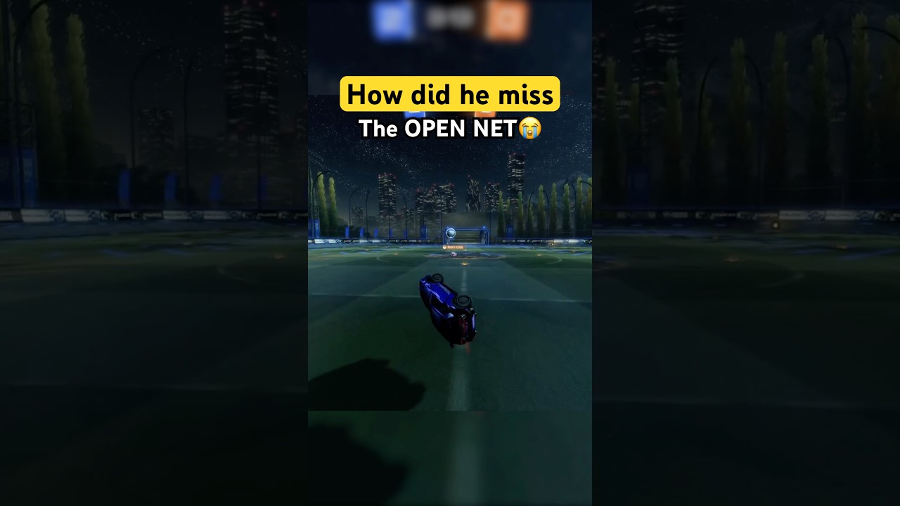 The WORST *Open net* MISS😭😂 #rocketleague #clips #fyp