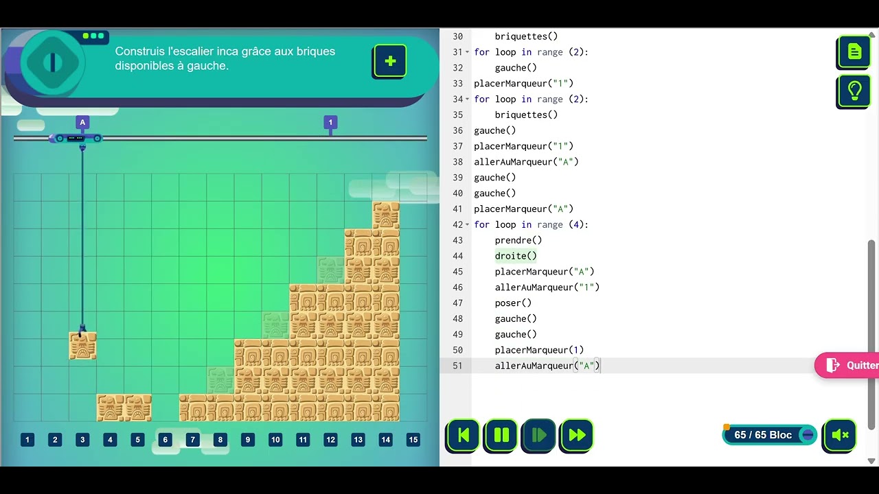 CitizenCode Python S02 E02 L'escalier inca