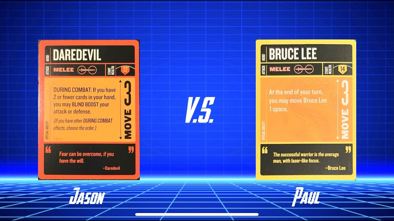 Daredevil vs Bruce (Jason vs Paul) | Unmatched