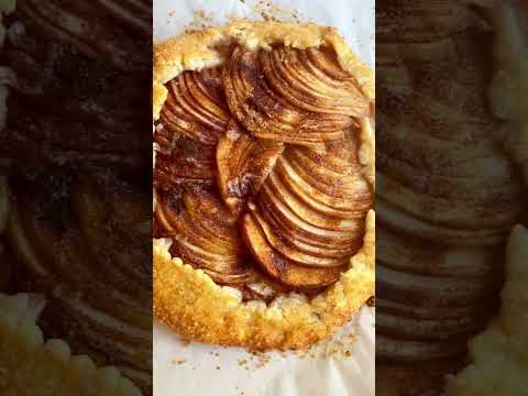 Making a Peach Galette #shorts #recipe #galette