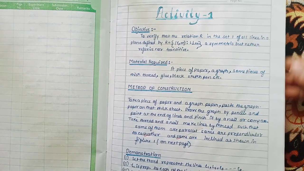 Class 12 Maths Practical File in 2 min fully explained explained  #class12#maths#design#project
