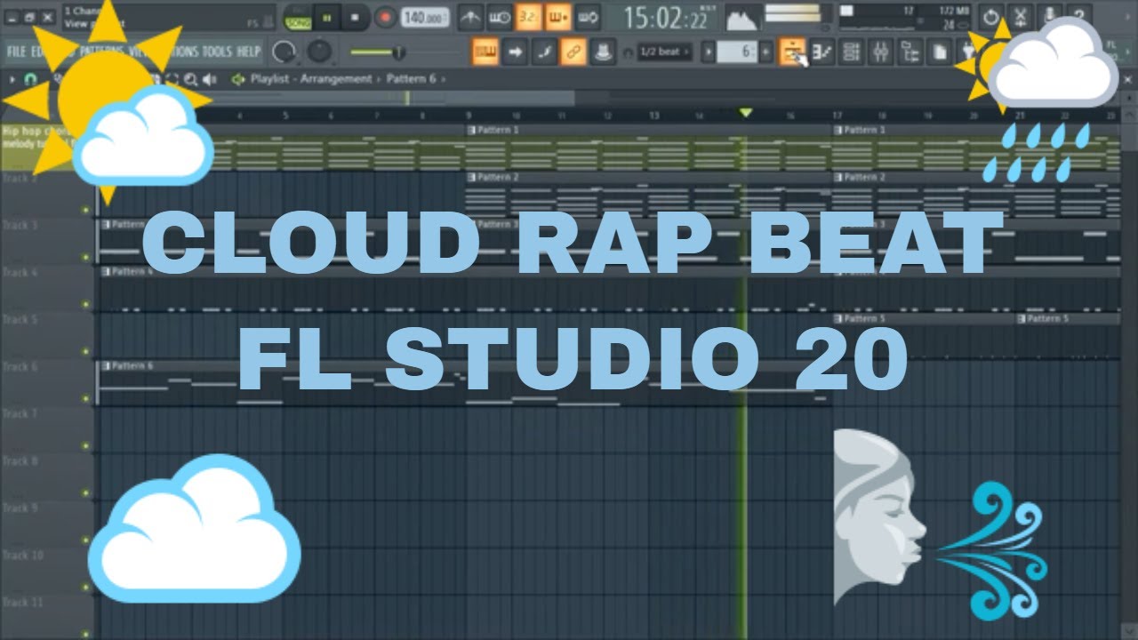 FL Studio Cloud Rap Beat Tutorial (Stock Plugins Only!)