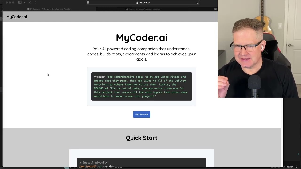 Using MyCoder.ai with Github Issues and Pull Requests