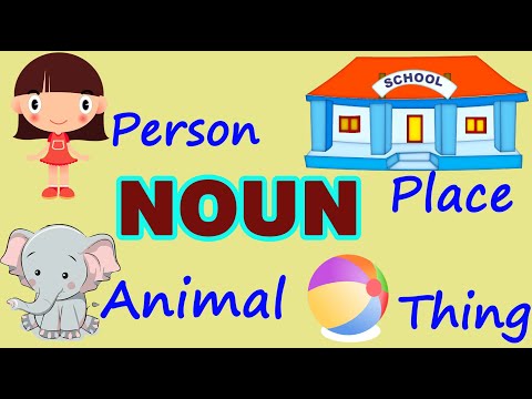 What is Noun? । Naming words with examples and pictures । Noun Definition।