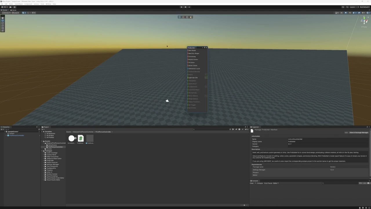 How to Install ProBuilder in Unity 3D