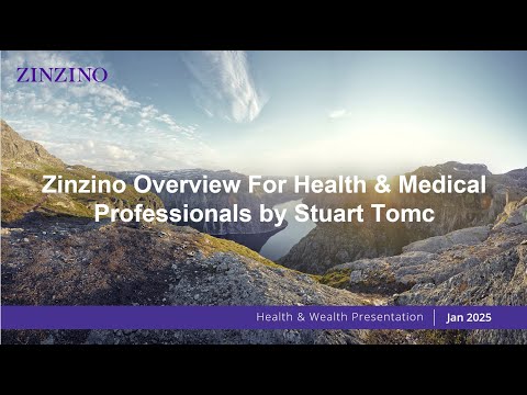 Zinzino Overview For Health & Medical Professionals by Stuart Tomc