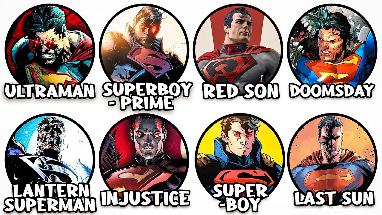 Every Evil Superman Variant Explained In 12 Mins