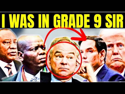 UNITED STATES SOUTH AFRICA RUBIO MELTDOWN ON AFRIKANERS TRUMP POLICY BY SENATOR KEINE PRETORIA USA