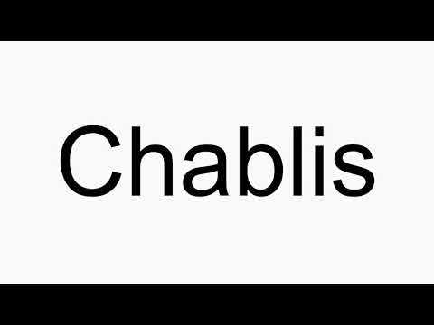 How to pronounce Chablis