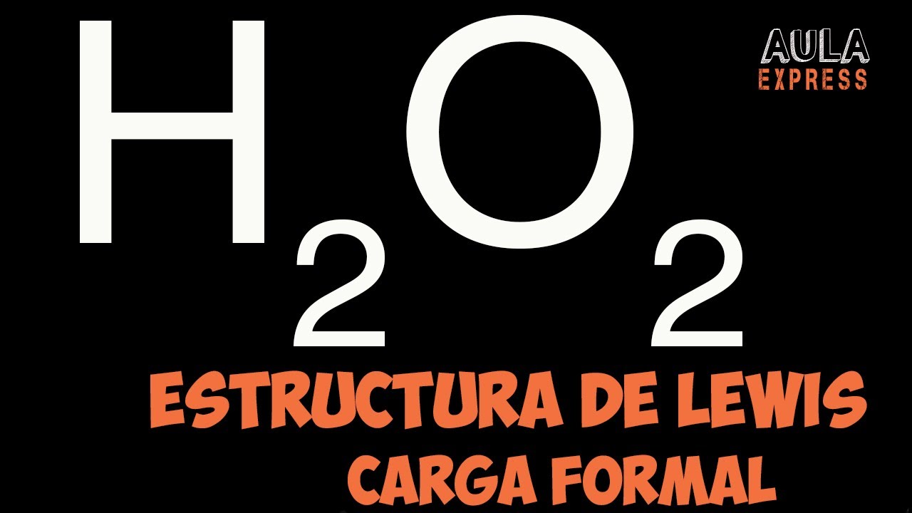 CHEMISTRY Lewis Structure Hydrogen Peroxide H2O2 | Hydrogenated Water | Formal Charge AULAEXPRESS