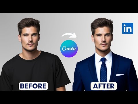 How to Create the BEST LinkedIn Profile Picture Using Canva AI