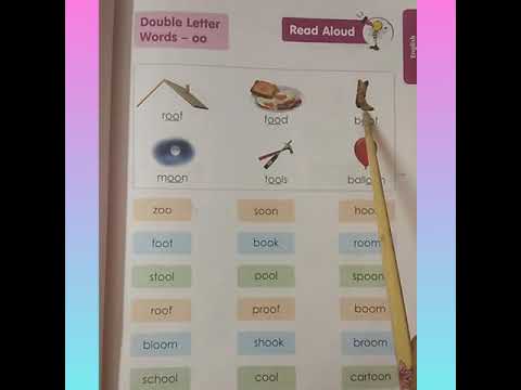 Double letter words -oo