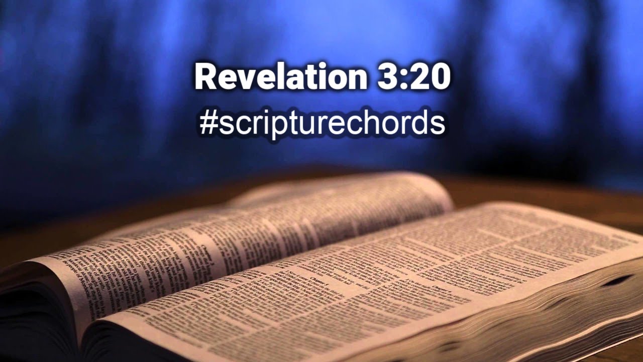 Revelation 3:20 #scripturechords