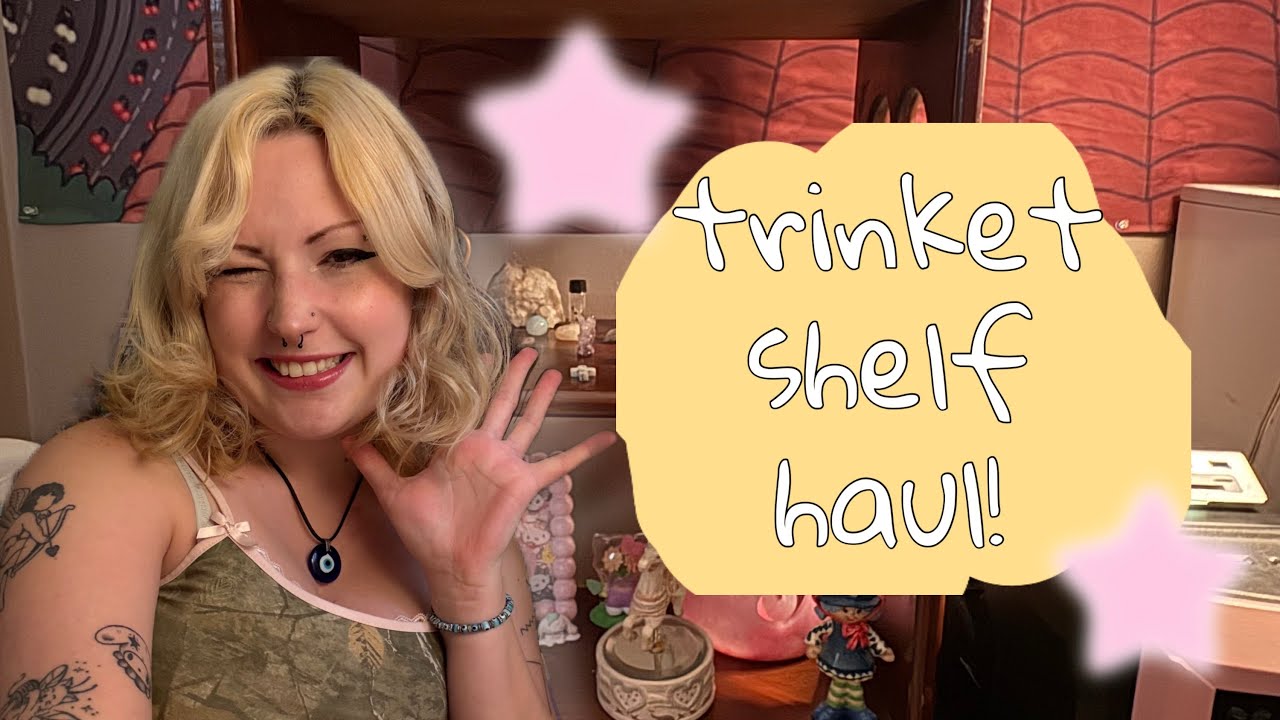 whimsical trinket shelf tour