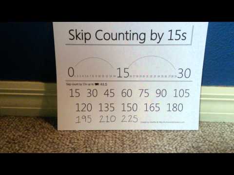 Skip Count by 15's song