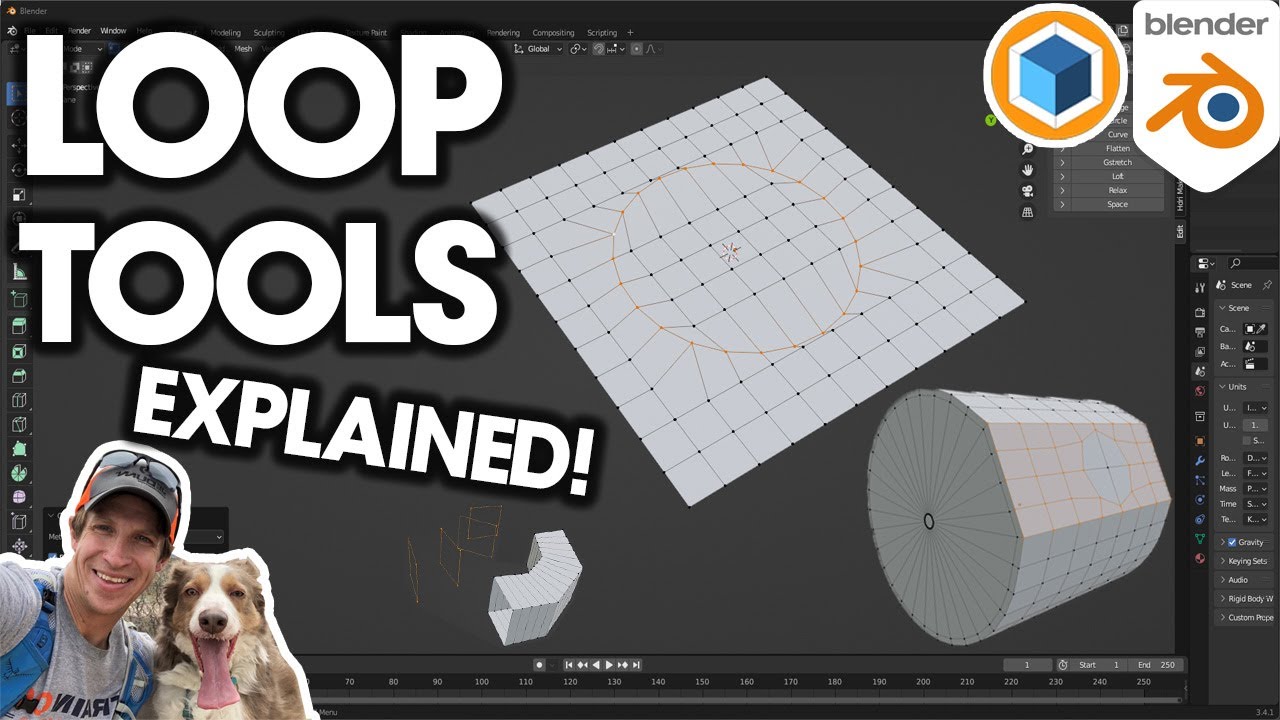 LOOP TOOLS for Blender - All Tools Explained! (Free Blender Add-On)