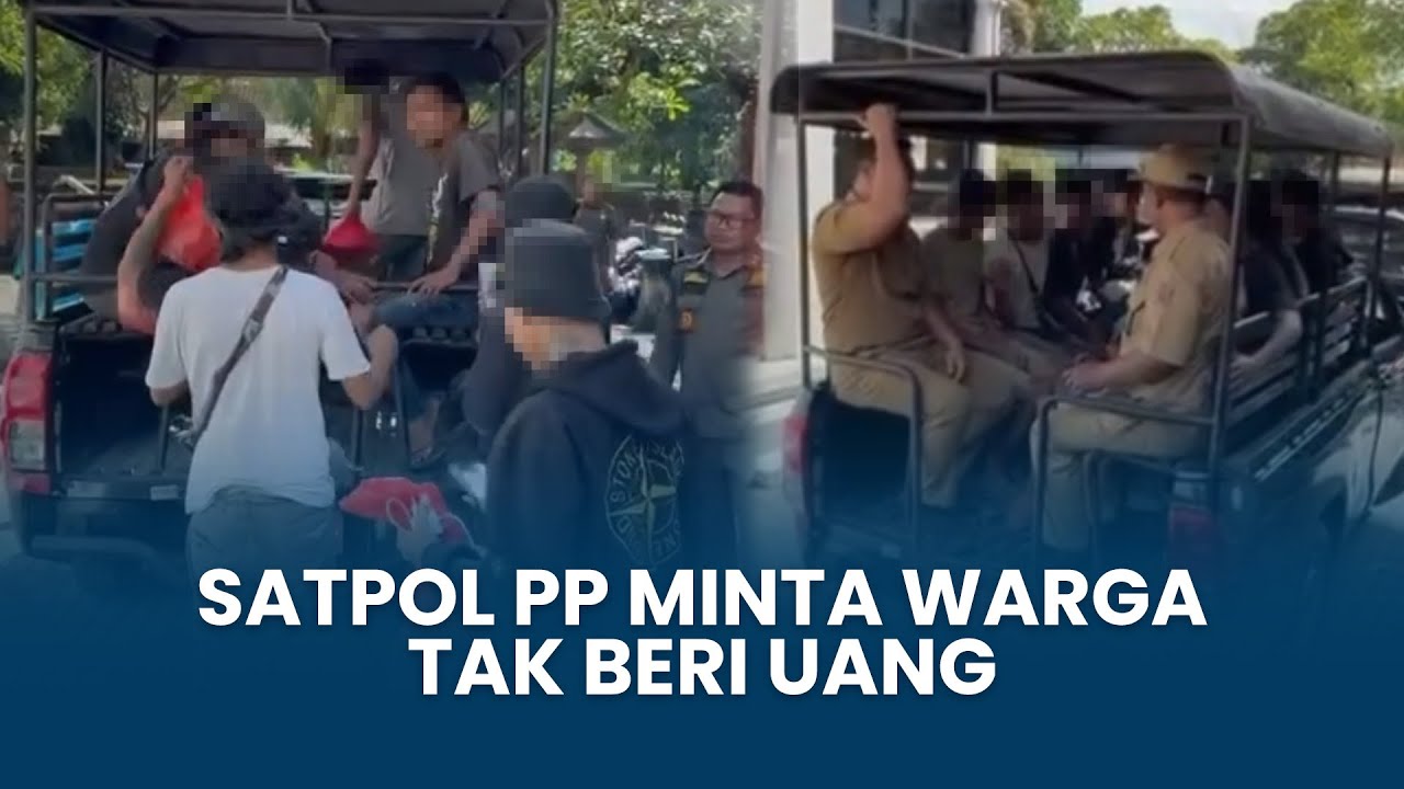 11 Gepeng Hingga Pengamen Diserahkan Ke Dinsos Denpasar Bali, Satpol PP Minta Warga Tak Beri Uang