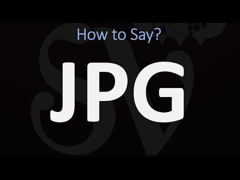 How to Pronounce JPG? (CORRECTLY)