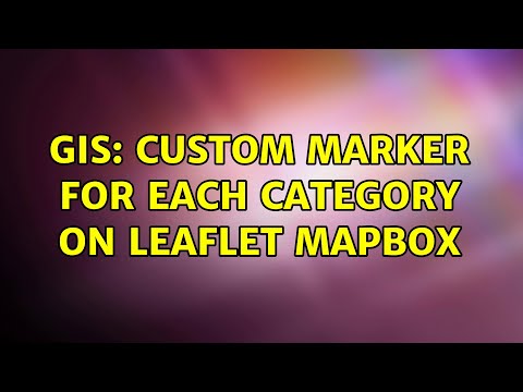 GIS: Custom marker for each category on Leaflet Mapbox