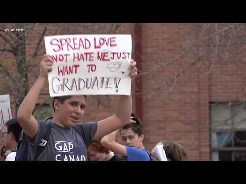 Walkout at Murchison Middle School