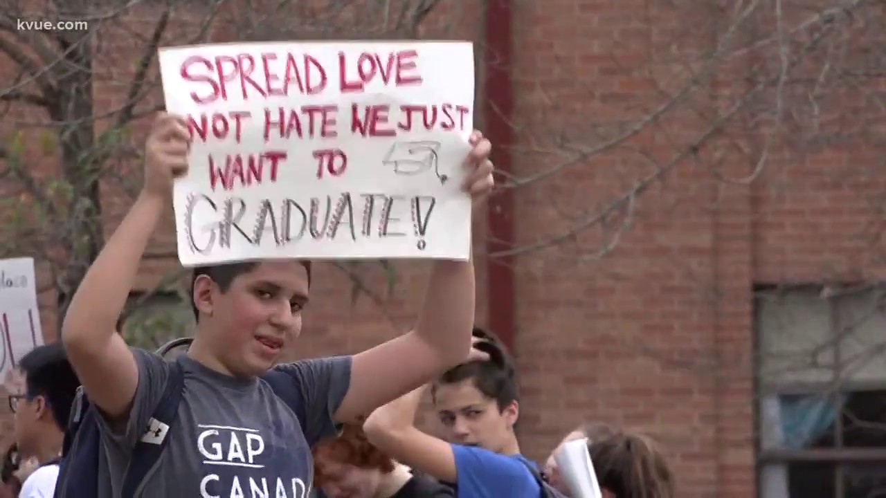 Walkout at Murchison Middle School