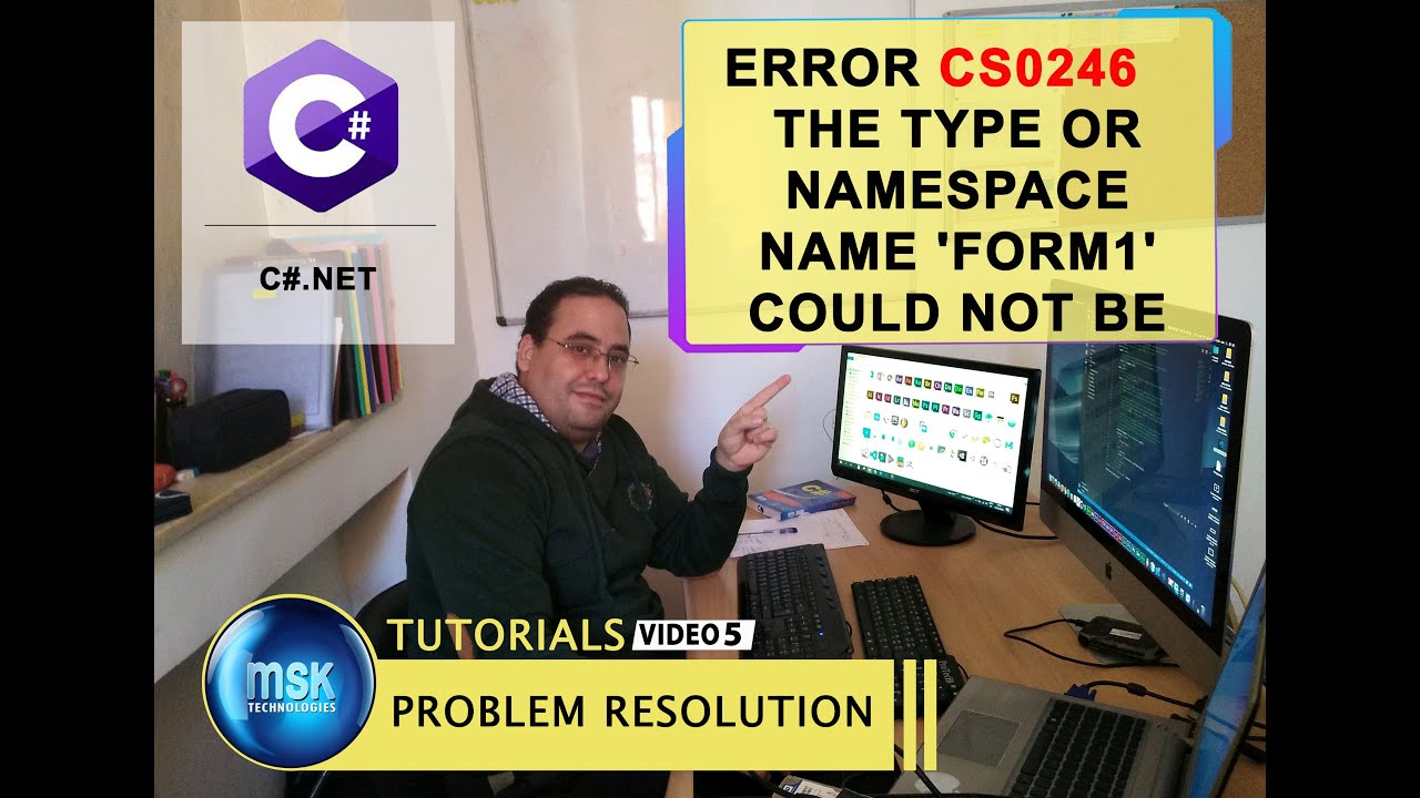 C# Problem : Error CS0246 The type or namespace name 'Form1' could not be found